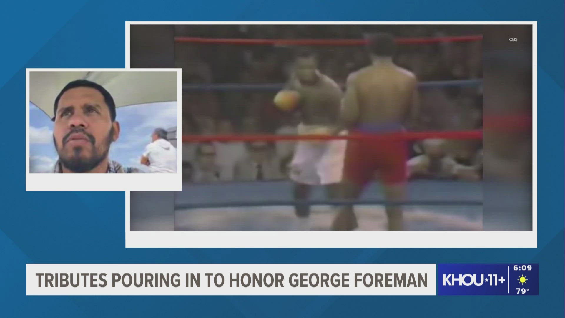 Houston boxer talks about George Foreman's impact on the sport