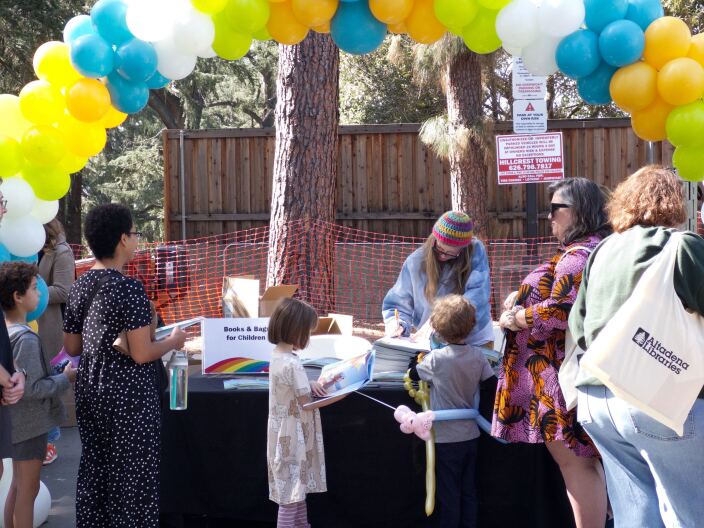 The Altadena Library reopens to the community for a morning of fun ...