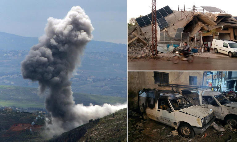 Six killed as Israel hits back at Lebanon after rocket attack