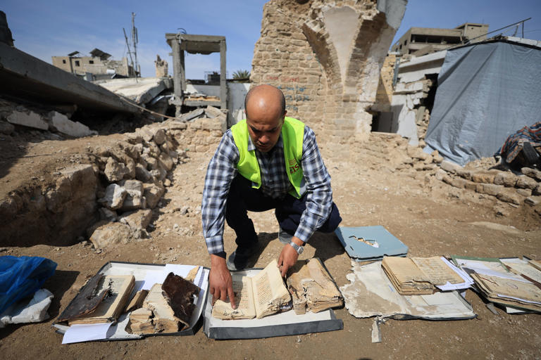 Saving the past by salvaging historic manuscripts in Gaza's ruined ...