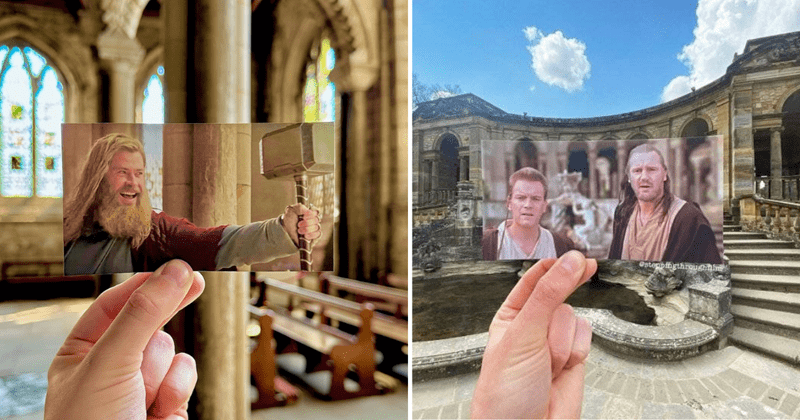 This Guy Tracks Down Movie Locations and Recreates Iconic Shots Like a ...