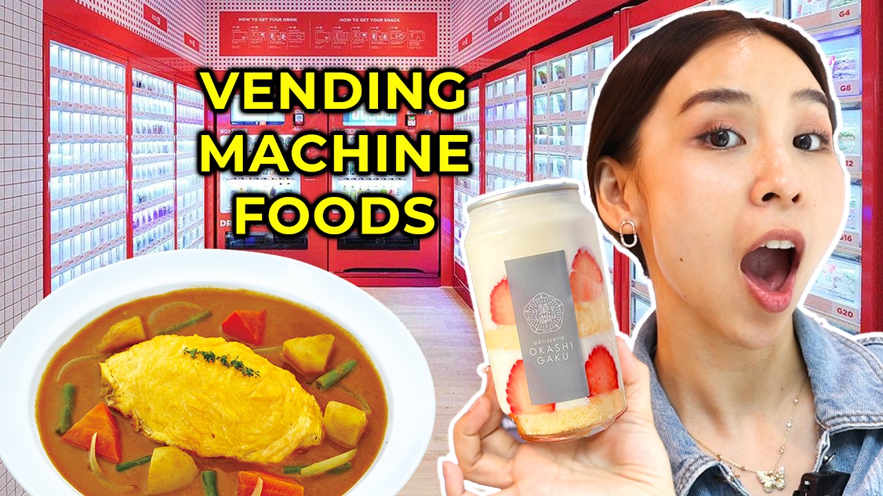I Tried Unique Vending Machine Foods 🍴
