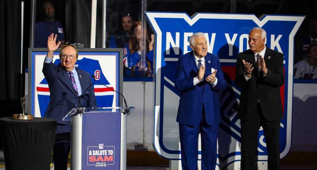 NY Rangers honor legendary announcer