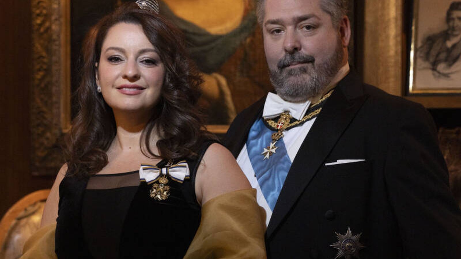 Victoria Romanovna, esposa del gran duque de Rusia, tras dar a luz a su ...