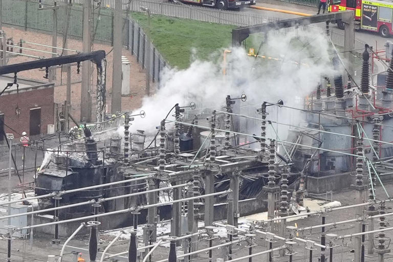 Power restored to west London homes after Heathrow substation fire