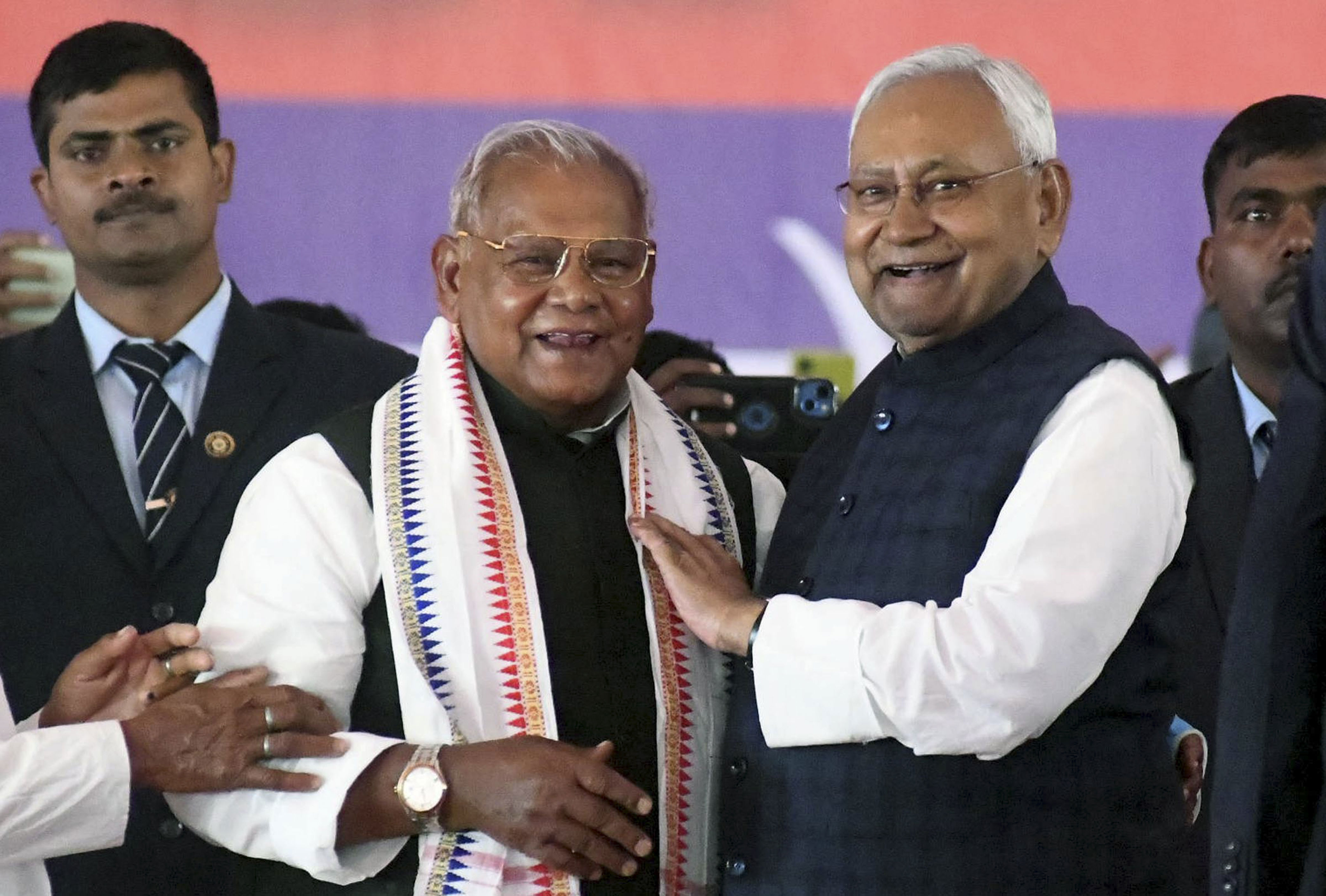 'Nothing wrong with Nitish Kumar': Manjhi defends Bihar CM amid national anthem row