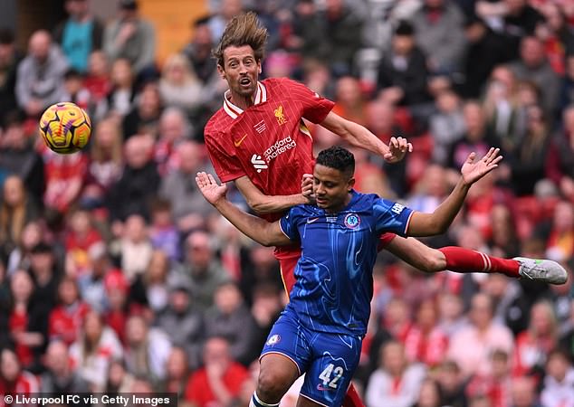 Peter Crouch rolls back the years and whips out his iconic ROBOT ...