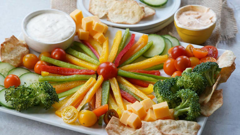 Spring Veggie Tray
