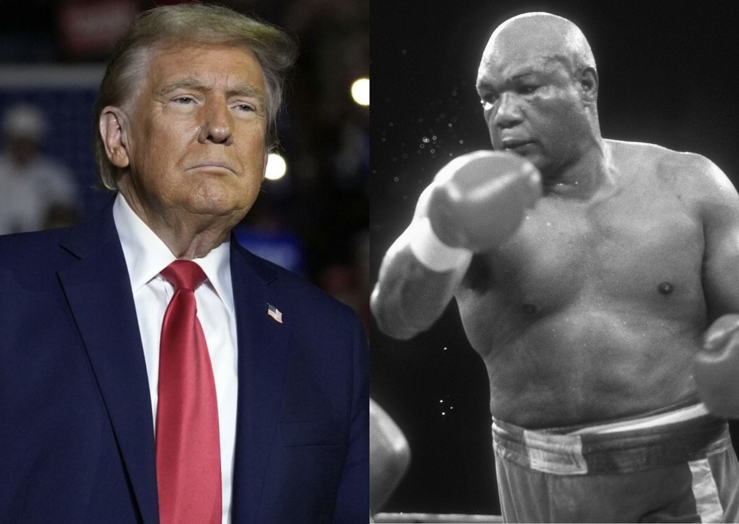 Donald Trump żegna George'a Foremana. Wyjątkowy wpis w sieci