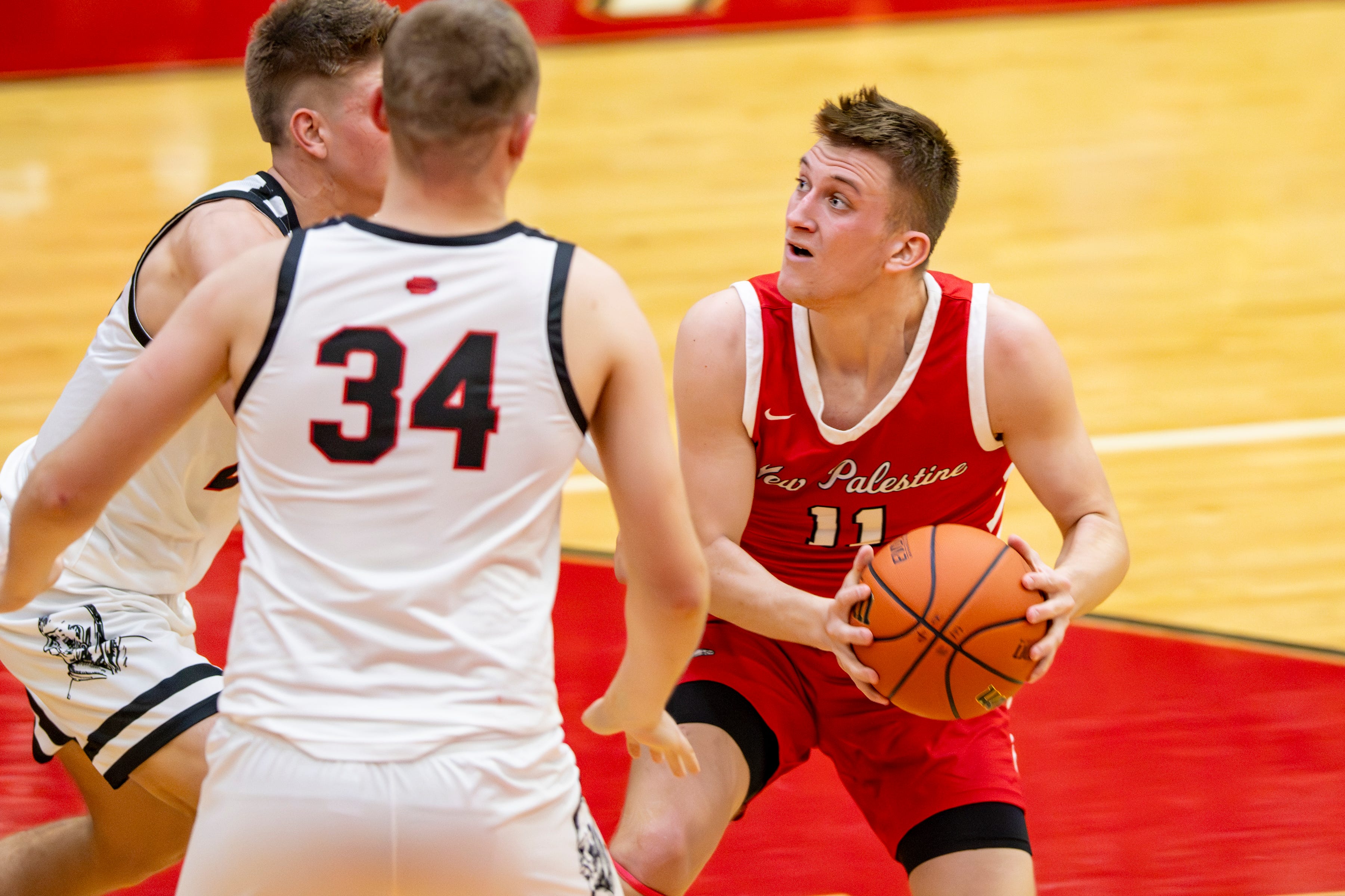 'Gritty, not pretty.' New Palestine basketball one win away from first ...