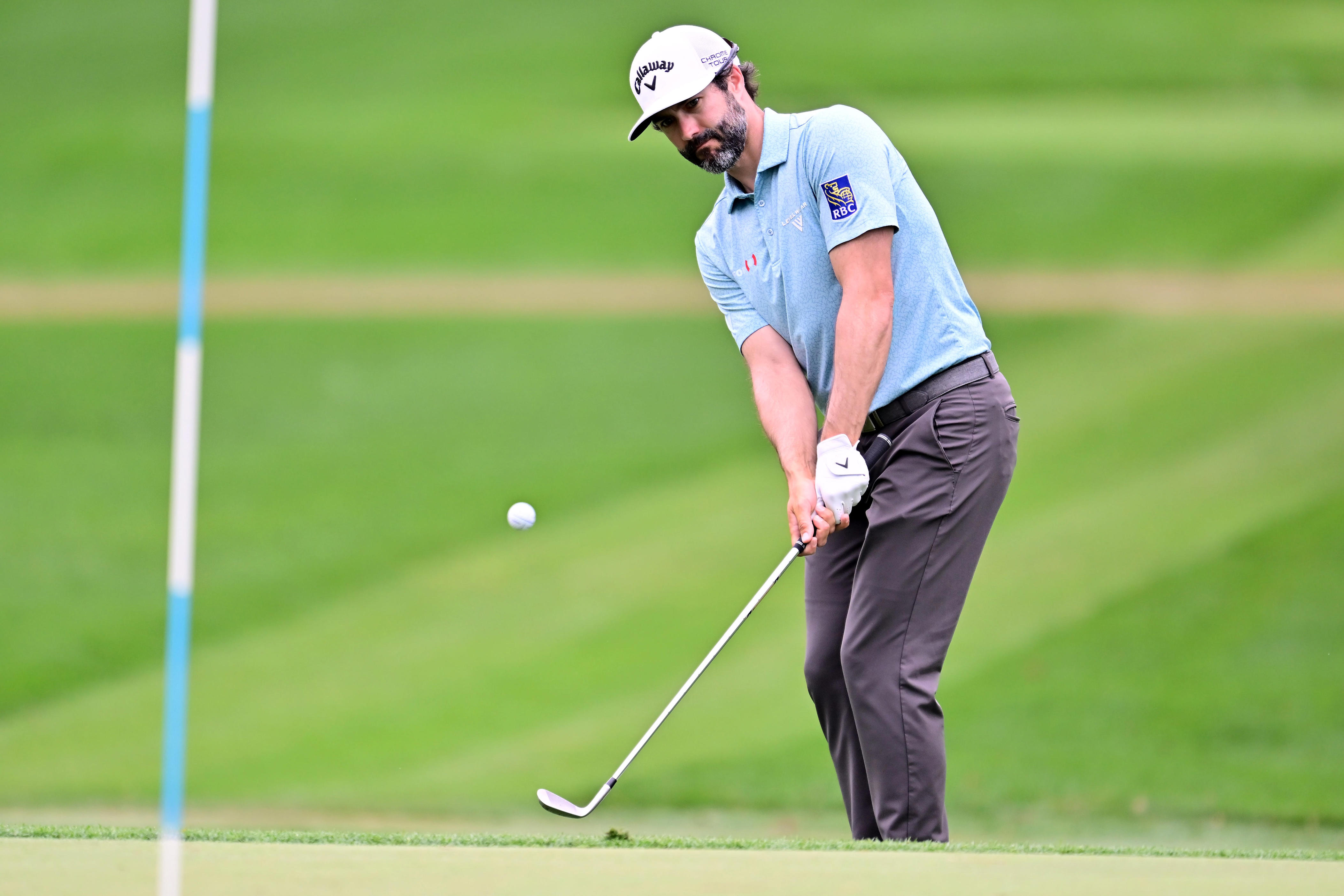 Adam Hadwin's angry club smash sets off sprinklers at Valspar Championship