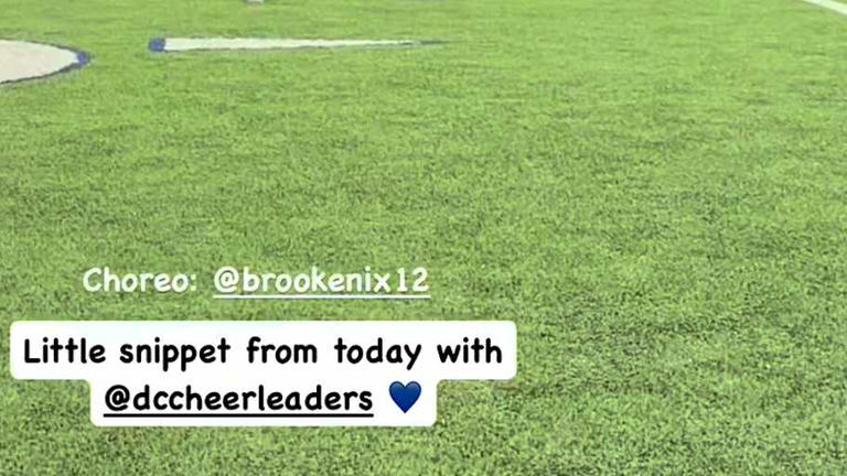 Carson Beck’s sister Kylie dances with Dallas Cowboys Cheerleaders ...