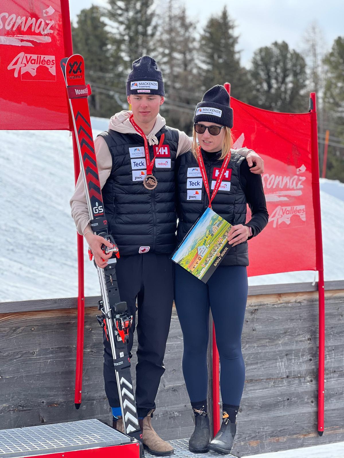 Canadian Para alpine skier Kalle Ericsson, guide Sierra Smith win giant ...