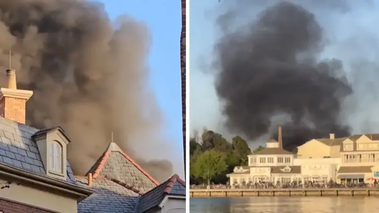 Massive Fire at Walt Disney World's EPCOT in Florida Triggers Panic ...