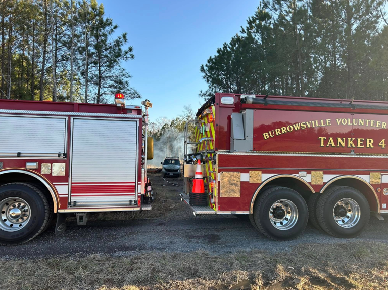 A brush fire is now under control in Prince George County
