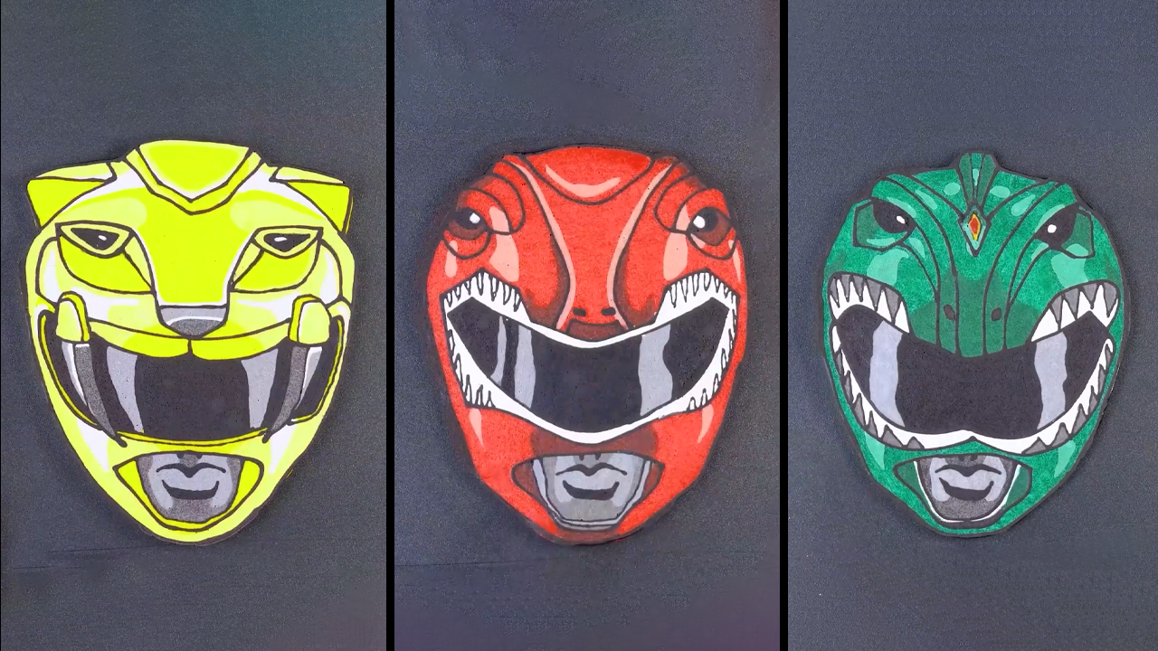 🥞 Pancake Art – Making Full Power Rangers Characters & One Piece ...