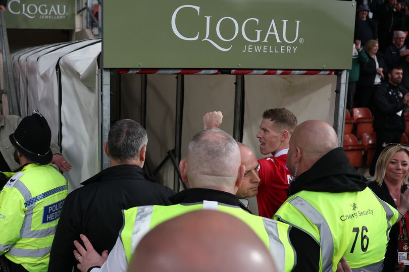 Wrexham's James McClean targeted by fan as police forced to intervene