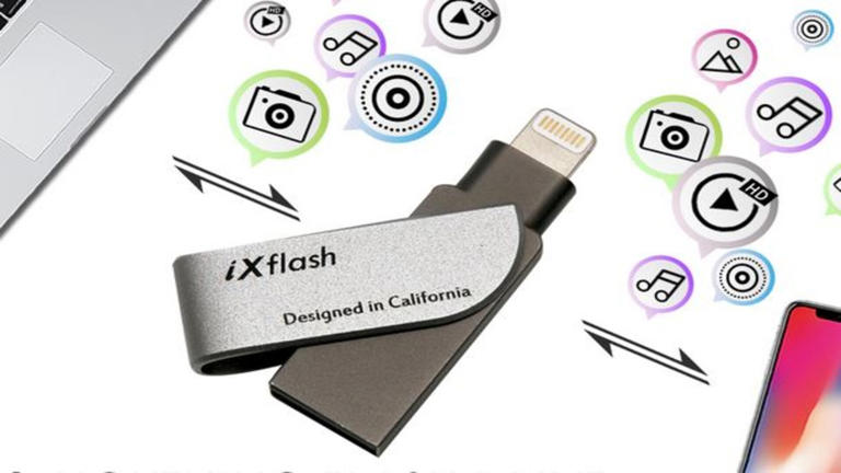 This tiny 2TB USB Flash drive can both charge and backup your iPhone at ...