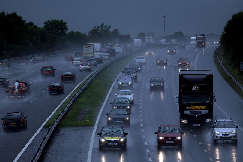M40 services closed by flooding as heavy rain causes problems across ...
