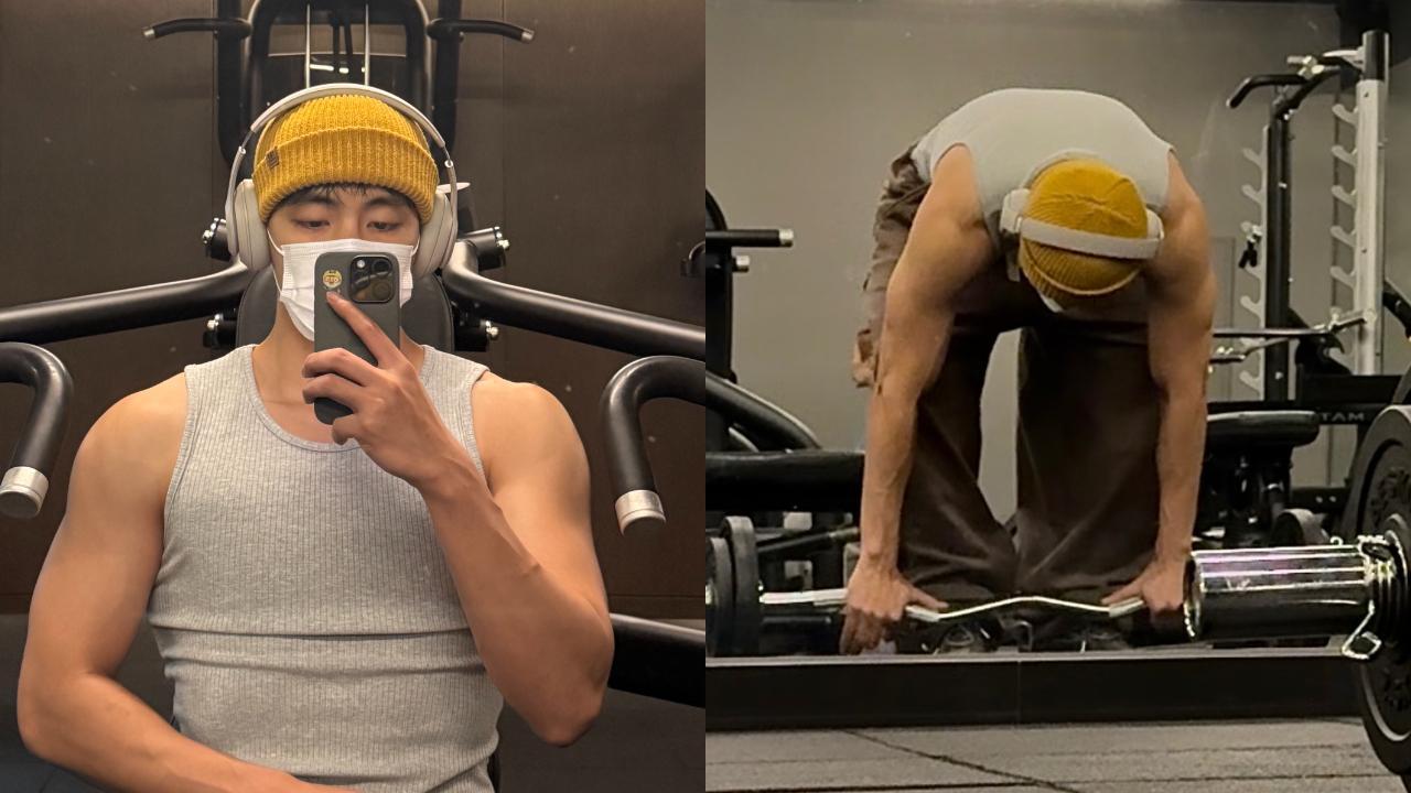 BTS V flaunts his ripped physique, reveals losing 10 kg in latest ...