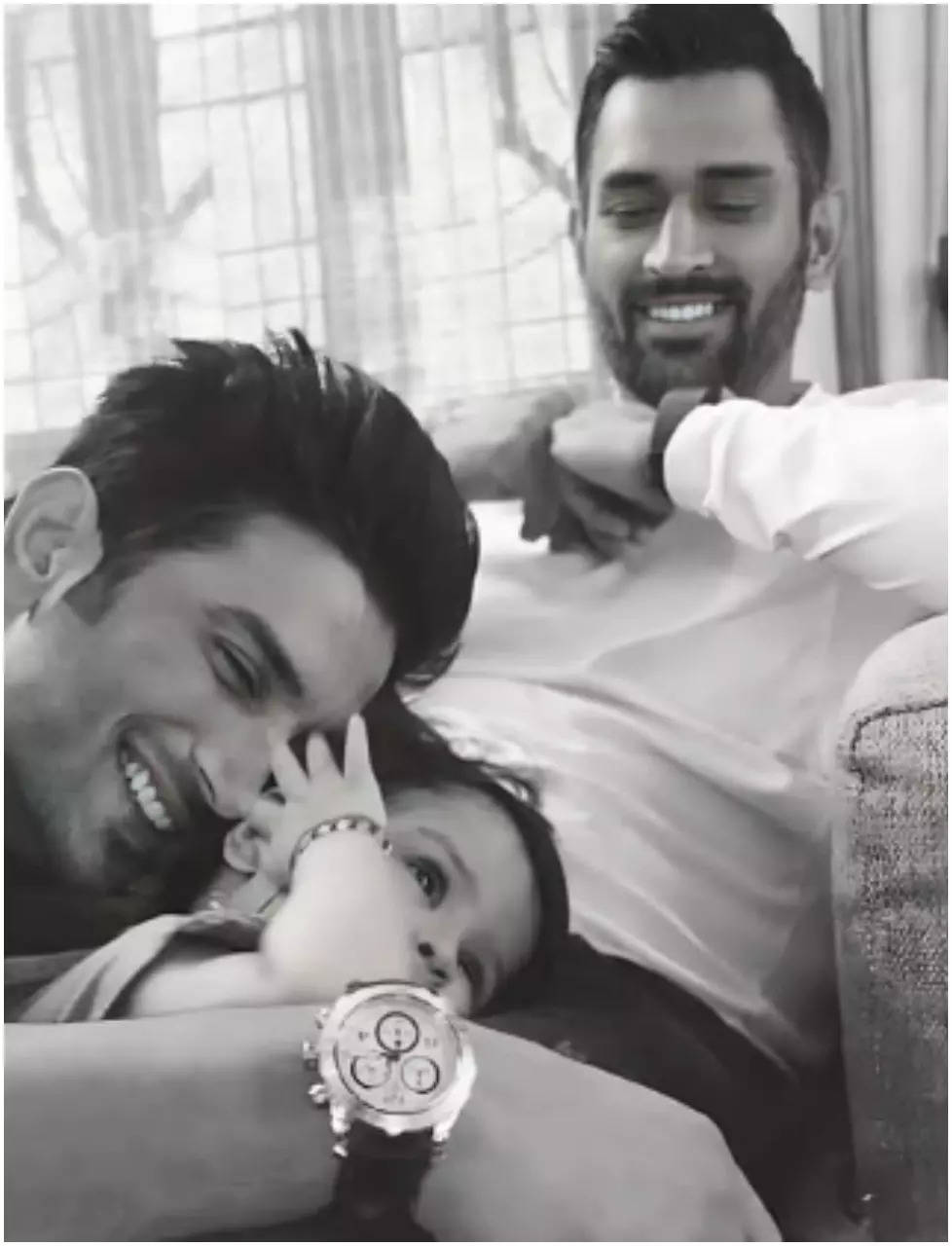 When real MS Dhoni and reel Mahi aka Sushant Singh Rajput featured in a ...