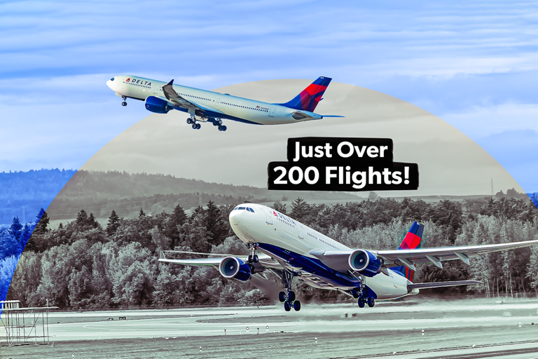 These Are Delta Air Lines' Airbus A330 Routes Within The Continental US