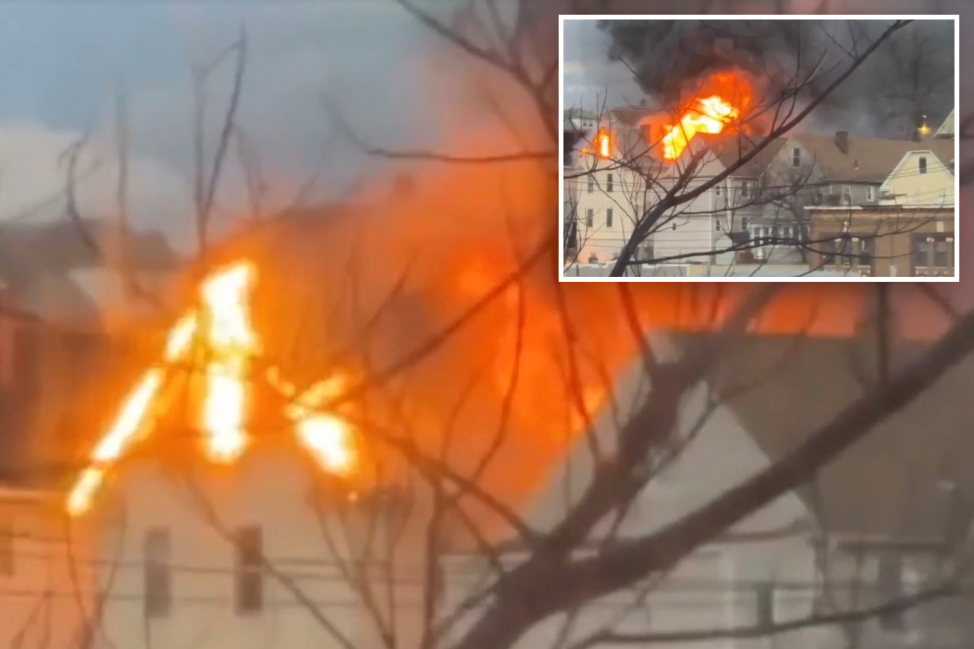 Three firefighters reportedly injured battling two-alarm Staten Island ...