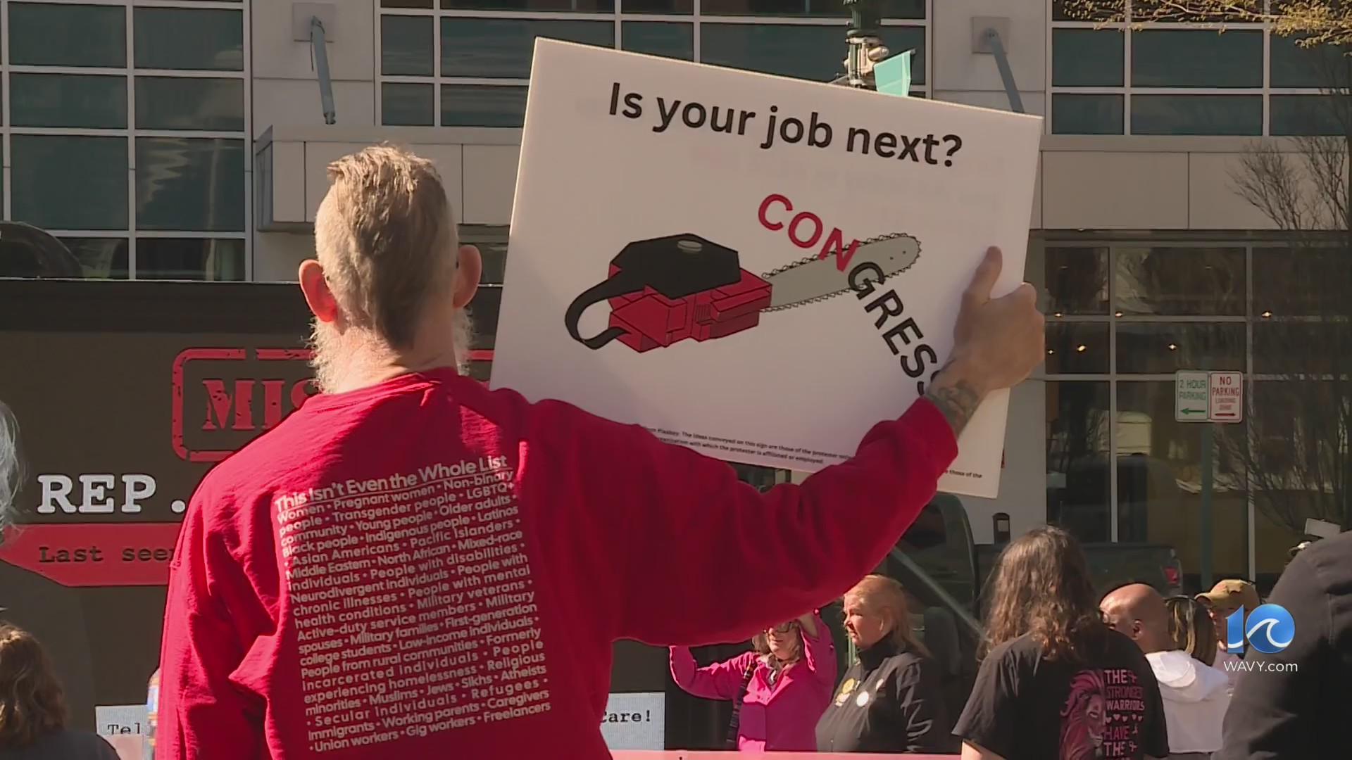 Federal workers and unions protest Trump administration policies and ...