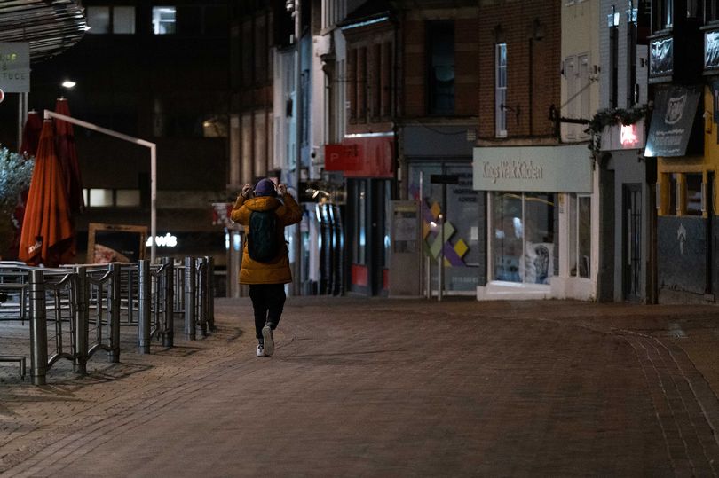 Eerie photos show empty Nottingham streets on the first night of lockdown