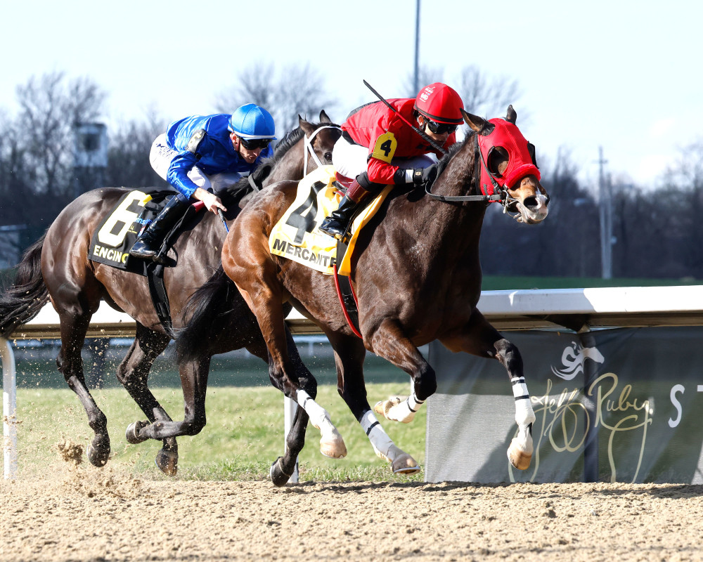 Regally Bred Mercante Wins Kentucky Cup Classic In Stakes Debut