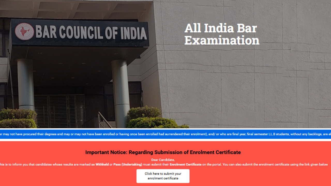 AIBE 19 Result withheld? Here's what you should do