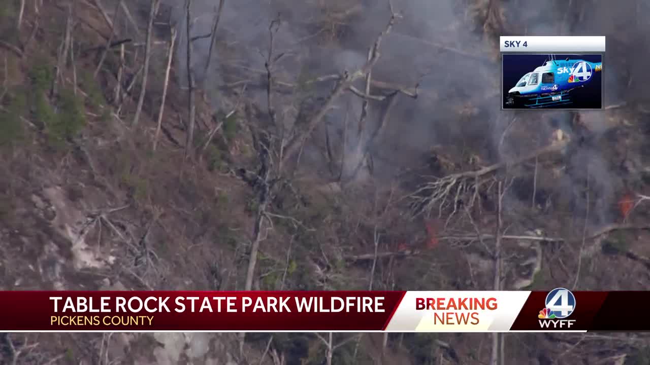 South Carolina: Latest updates on Table Rock State Park fire