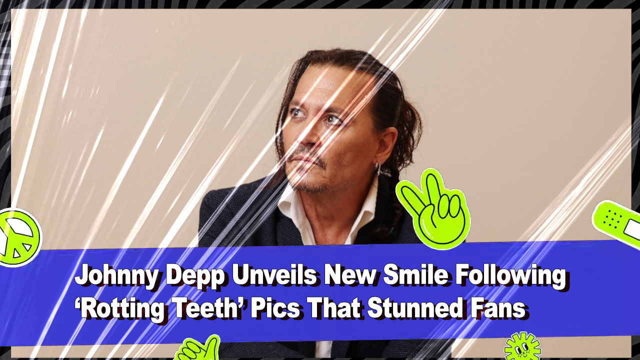 Johnny Depp Unveils New Smile Following ‘Rotting Teeth' Pics That ...