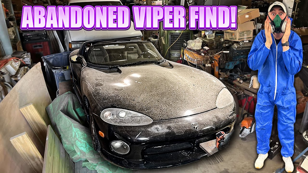 Abandoned Dodge Viper restored after years of neglect