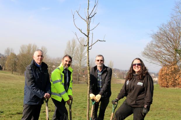 Special trees planted in first of its kind Bishopbriggs park