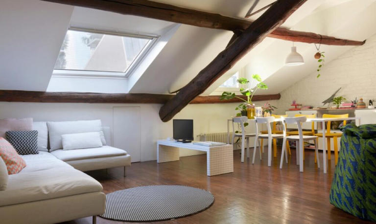 Come trasformare un buio sottotetto in una luminosa mansarda