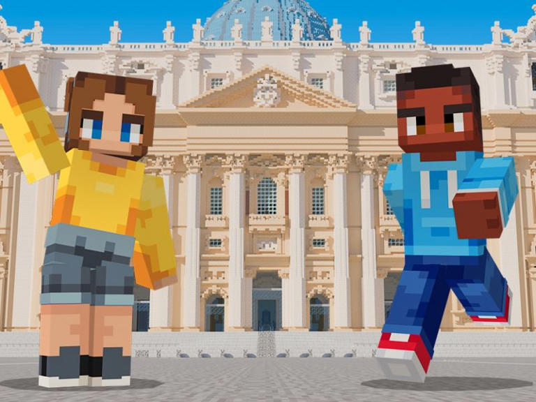 Guarda la Basilica di San Pietro ricostruita Minecraft: la gamification raggiunge la chiesa