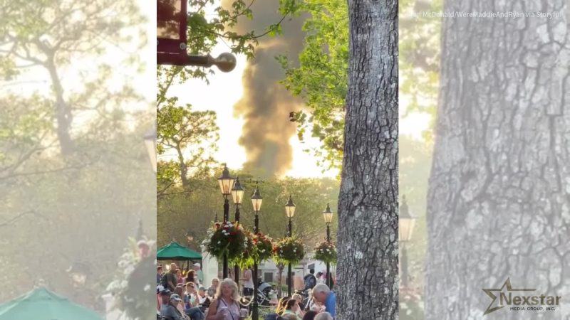 Videos: Smoke billows after fire erupts at Walt Disney World’s Epcot ...
