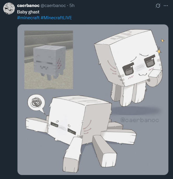 Minecraft Announces Happy Ghasts — New Mob Yip Yip!