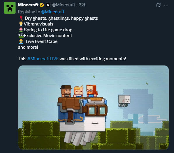 Minecraft Announces Happy Ghasts — New Mob Yip Yip!