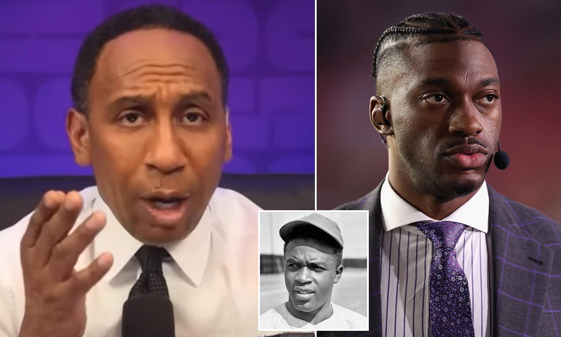 Stephen A. Smith lashes out at Robert Griffin III over Jackie Robinson ...