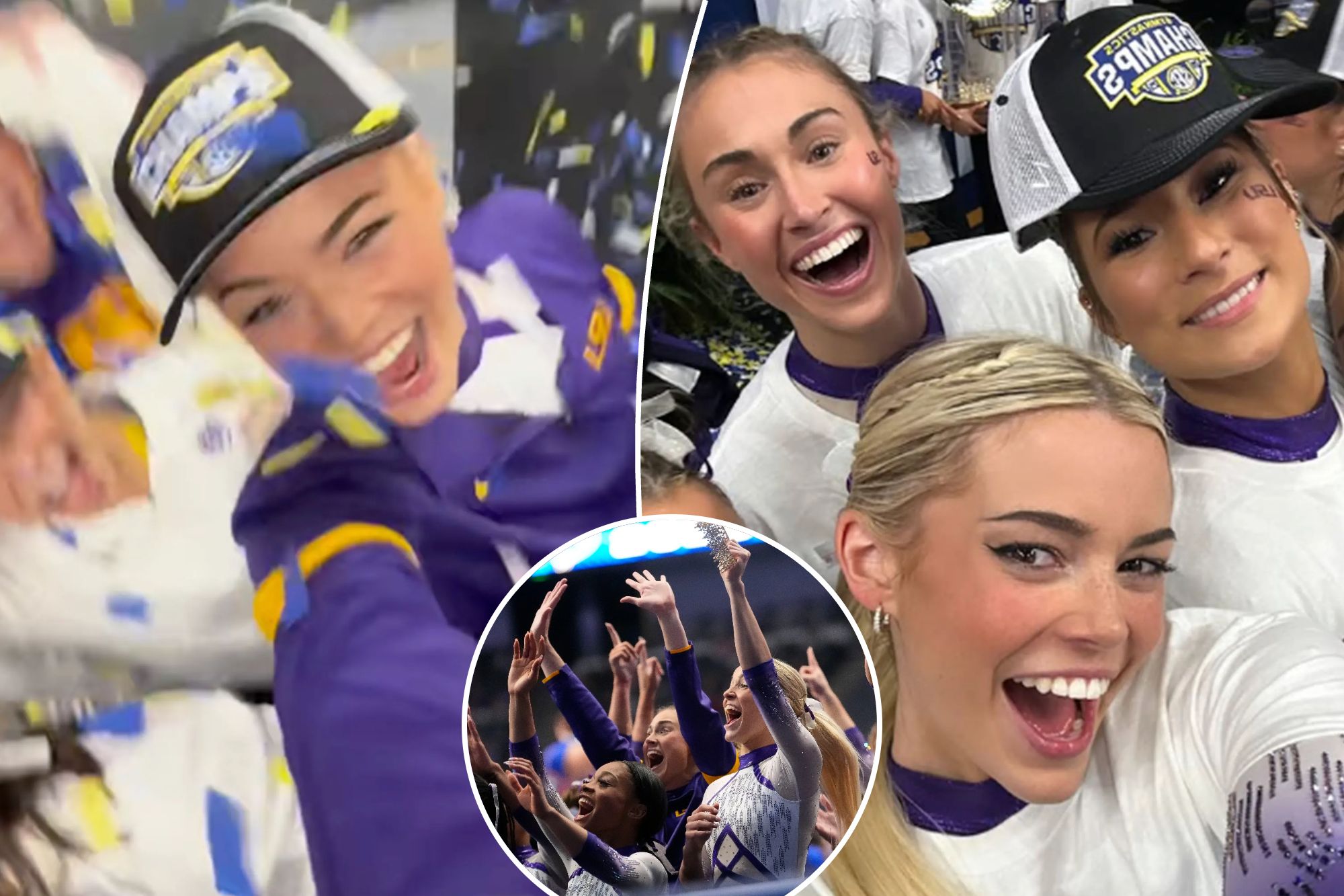 Livvy Dunne and LSU teammates celebrate SEC Championship title in ...