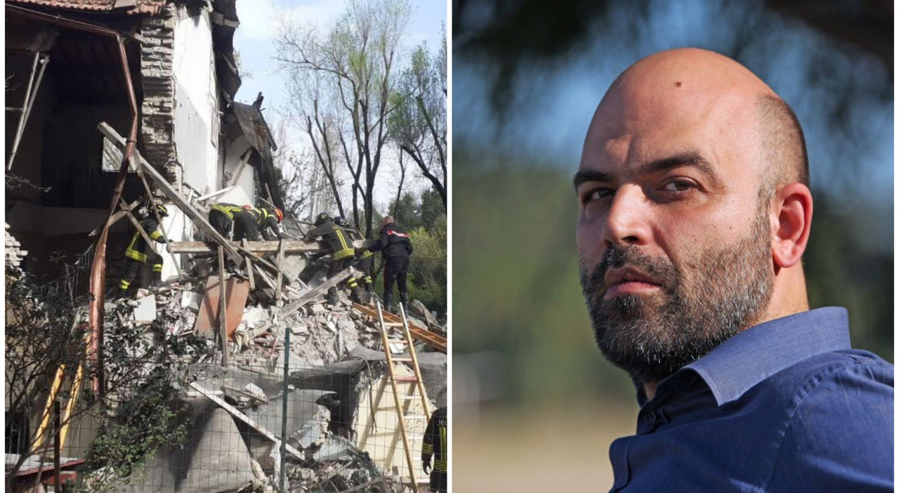 Esplosione a Roma, in quella palazzina abitava Roberto Saviano: «Da ...