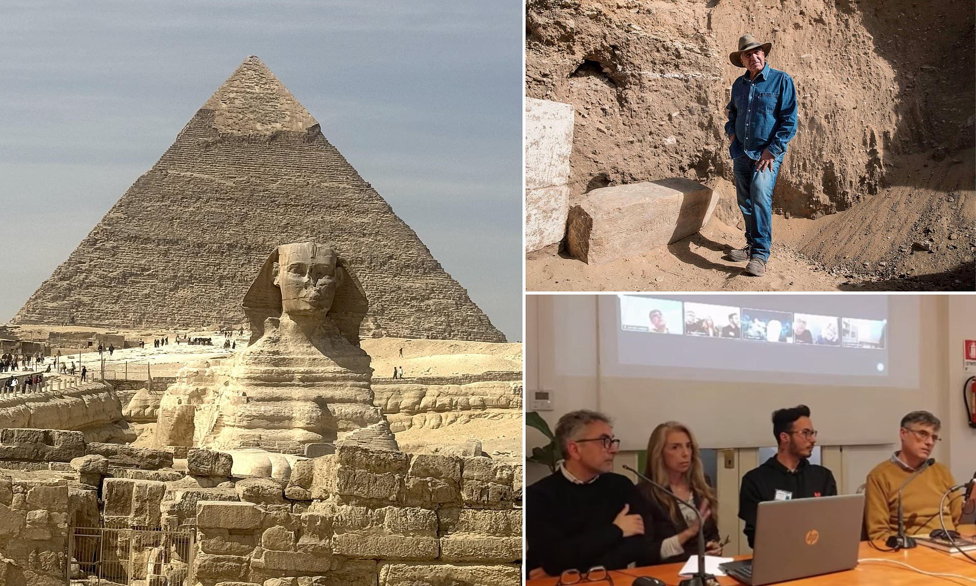 Row over what REALLY lies beneath Egypt's pyramids