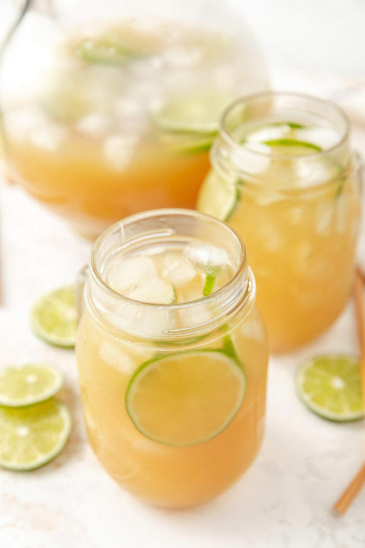 Pineapple rum punch