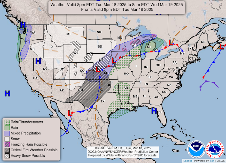 What causes the powerful winds that fuel dust storms, wildfires and ...