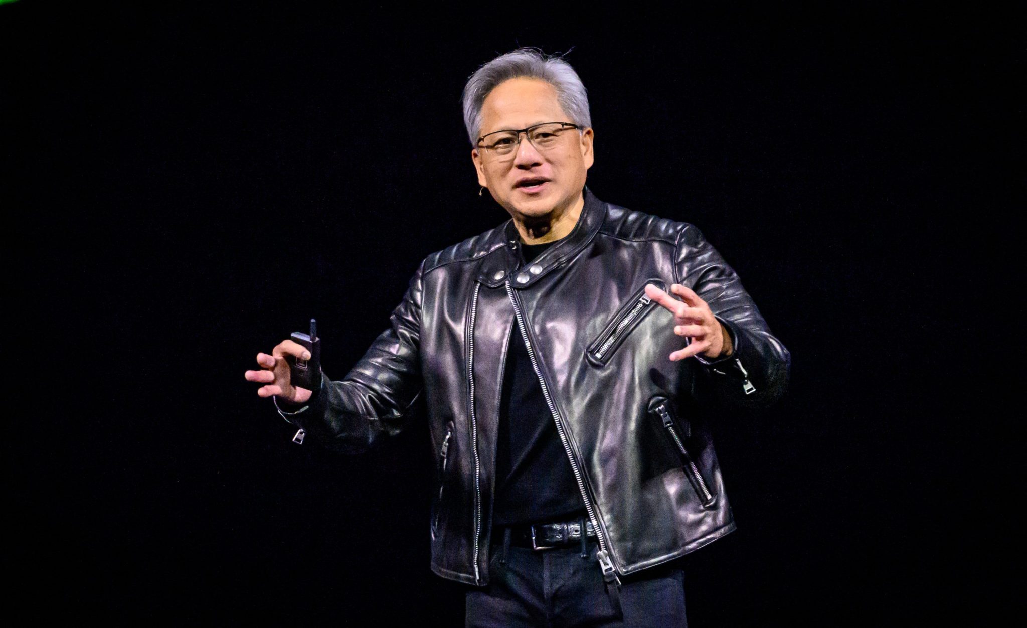 Jensen Huang sports black leather jackets worth thousands of dollars ...