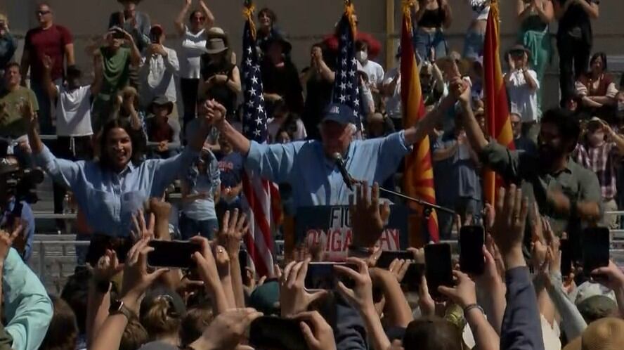 Sen. Bernie Sanders & Rep. Alexandria Ocasio-Cortez hold Tucson rally