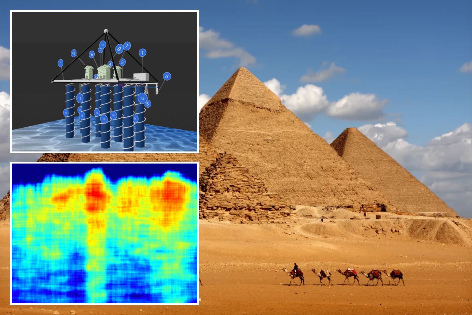 There’s a ‘vast underground city’ below Egypt’s Giza pyramids ...