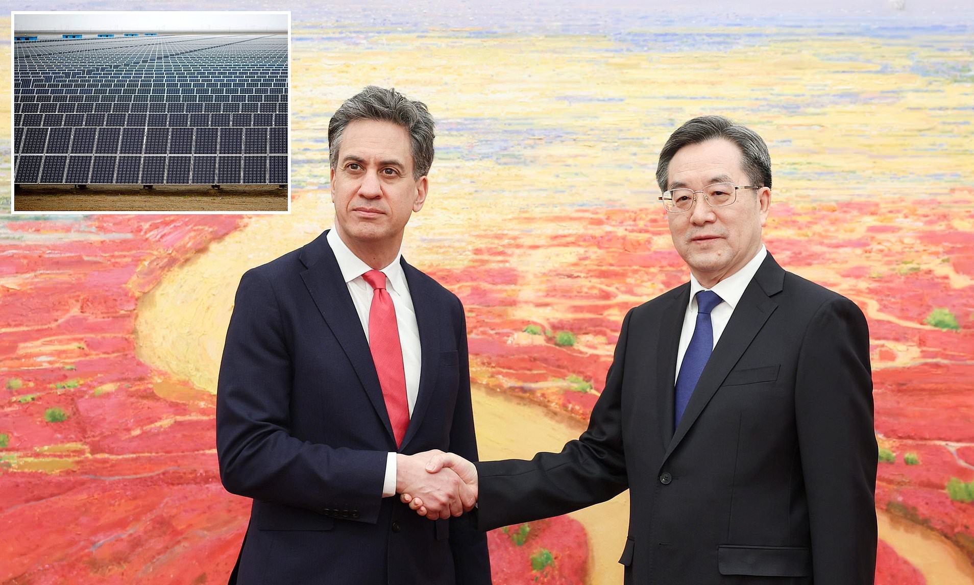 Miliband 'to block' ban on buying solar panels made with slave labour